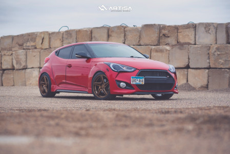 2016 Hyundai Veloster Turbo Wheel Offset Flush Lowering Springs ...