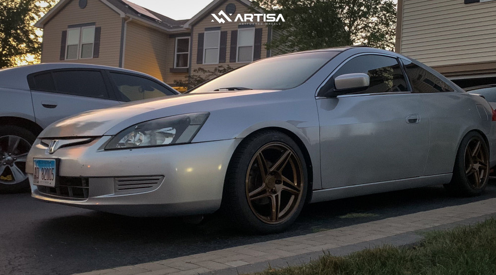 2004 Honda Accord EX Wheel Offset Nearly Flush Coilovers | 1908817 | Anovia