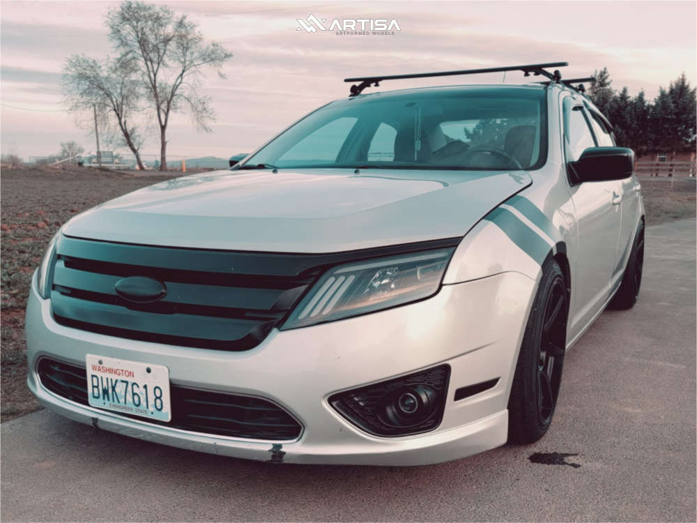 2010 Ford Fusion SE Wheel Offset Flush Lowering Springs | 1606719 | Anovia