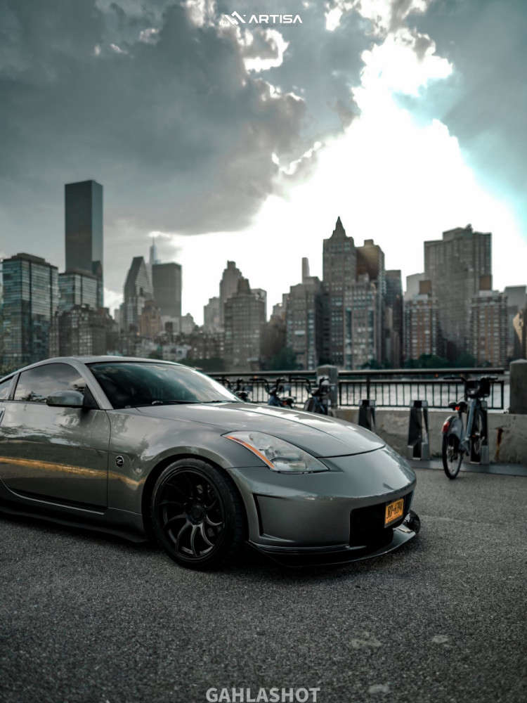 2003 Nissan 350Z Performance Wheel Offset Nearly Flush Coilovers ...