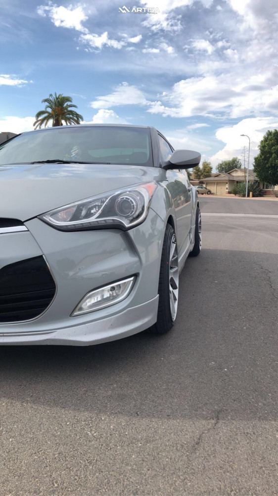2013 Hyundai Veloster Base Wheel Offset Poke Stock | 1774265 | Anovia