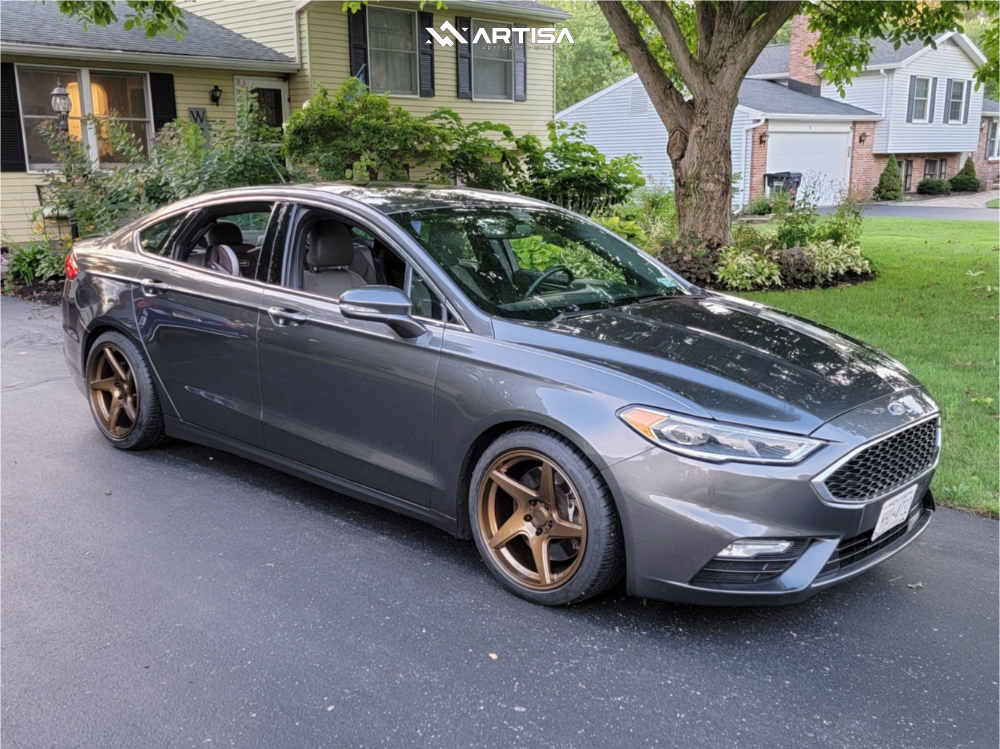 2017 Ford Fusion Sport Wheel Offset Flush Lowering Springs | 1836556 ...