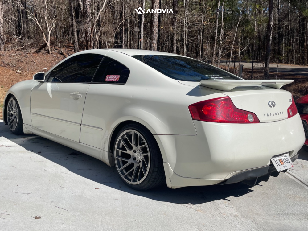2005 INFINITI G35 Base Wheel Offset Nearly Flush Lowering Springs ...