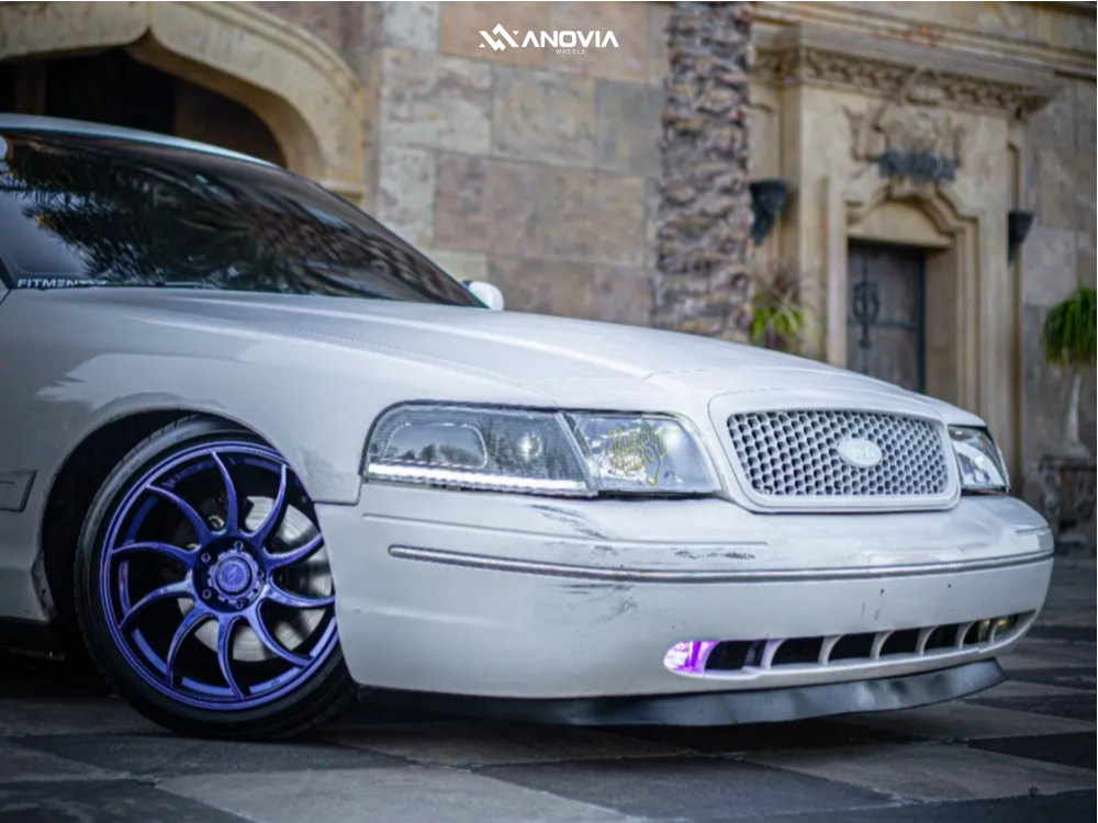 1999 Ford Crown Victoria LX Wheel Offset Tucked Lowering Springs ...