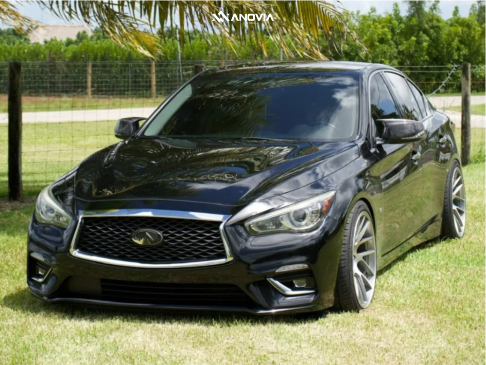 2019 INFINITI Q50 Luxe Wheel Offset HellaFlush Lowering Springs ...
