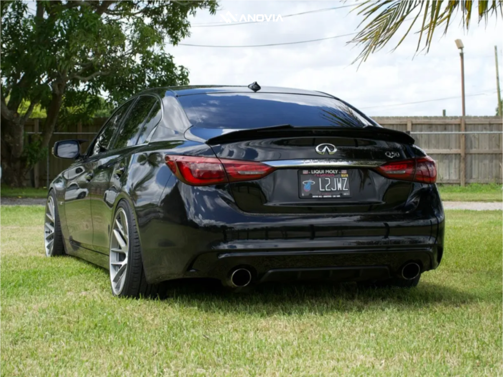 2019 INFINITI Q50 Luxe Wheel Offset HellaFlush Lowering Springs ...
