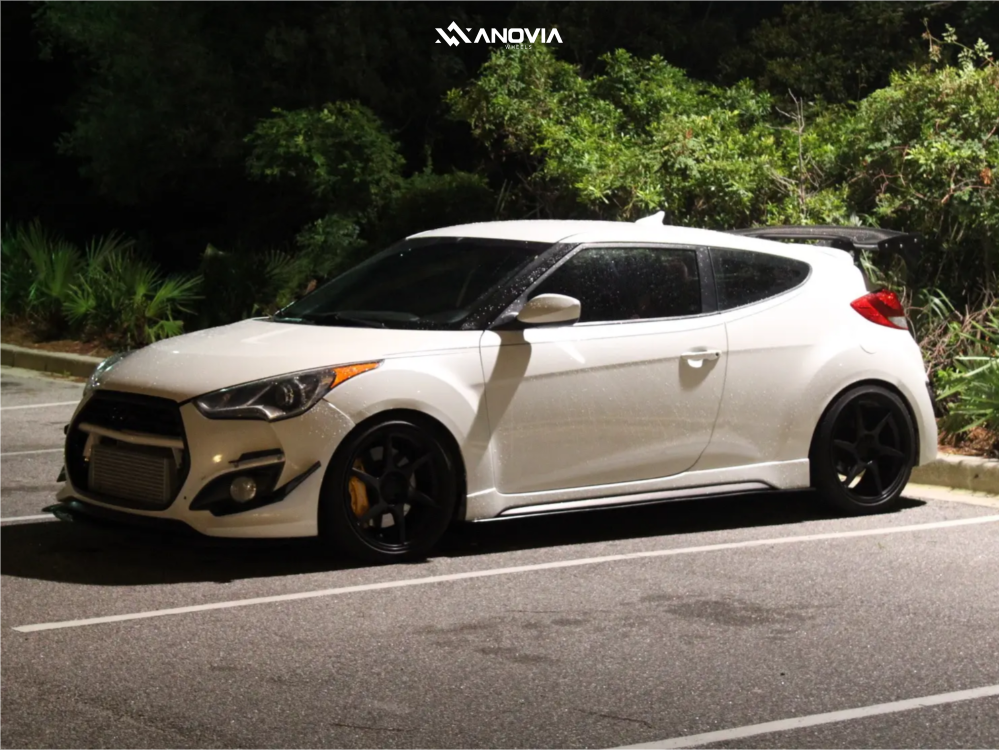 2016 Hyundai Veloster Turbo R-Spec Wheel Offset Nearly Flush Coilovers ...