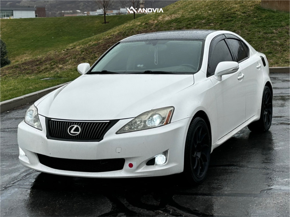 Lexus Is250 White Rims FULL SHOOT /// Lexus IS250 On VMB8 Matte Silver