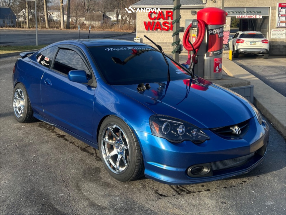 2004 Acura RSX Type-S Wheel Offset Nearly Flush Coilovers | 2890182 | Anovia