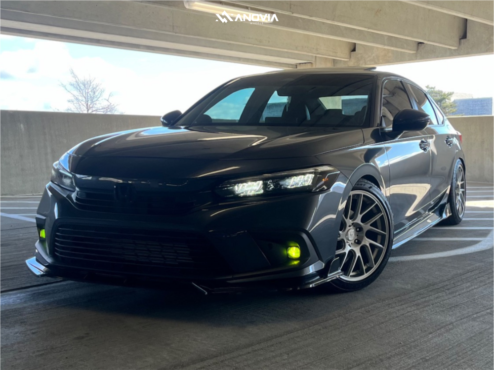 2023 Honda Civic Touring Wheel Offset Nearly Flush Lowering Springs ...