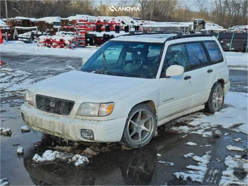2002 Subaru Forester S Wheel Offset Poke Lowering Springs 2944705 Anovia