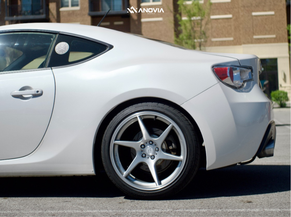 2014 Scion FR-S Base Wheel Offset Nearly Flush Lowering Springs ...