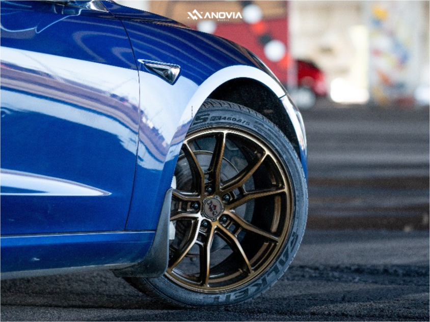 2019 Tesla 3 Performance Wheel Offset Flush Stock | 3277170 | Anovia